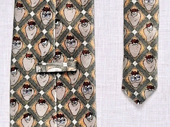 Vtg Looney Tunes Necktie, Cartoon Character Necktie, … - Gem