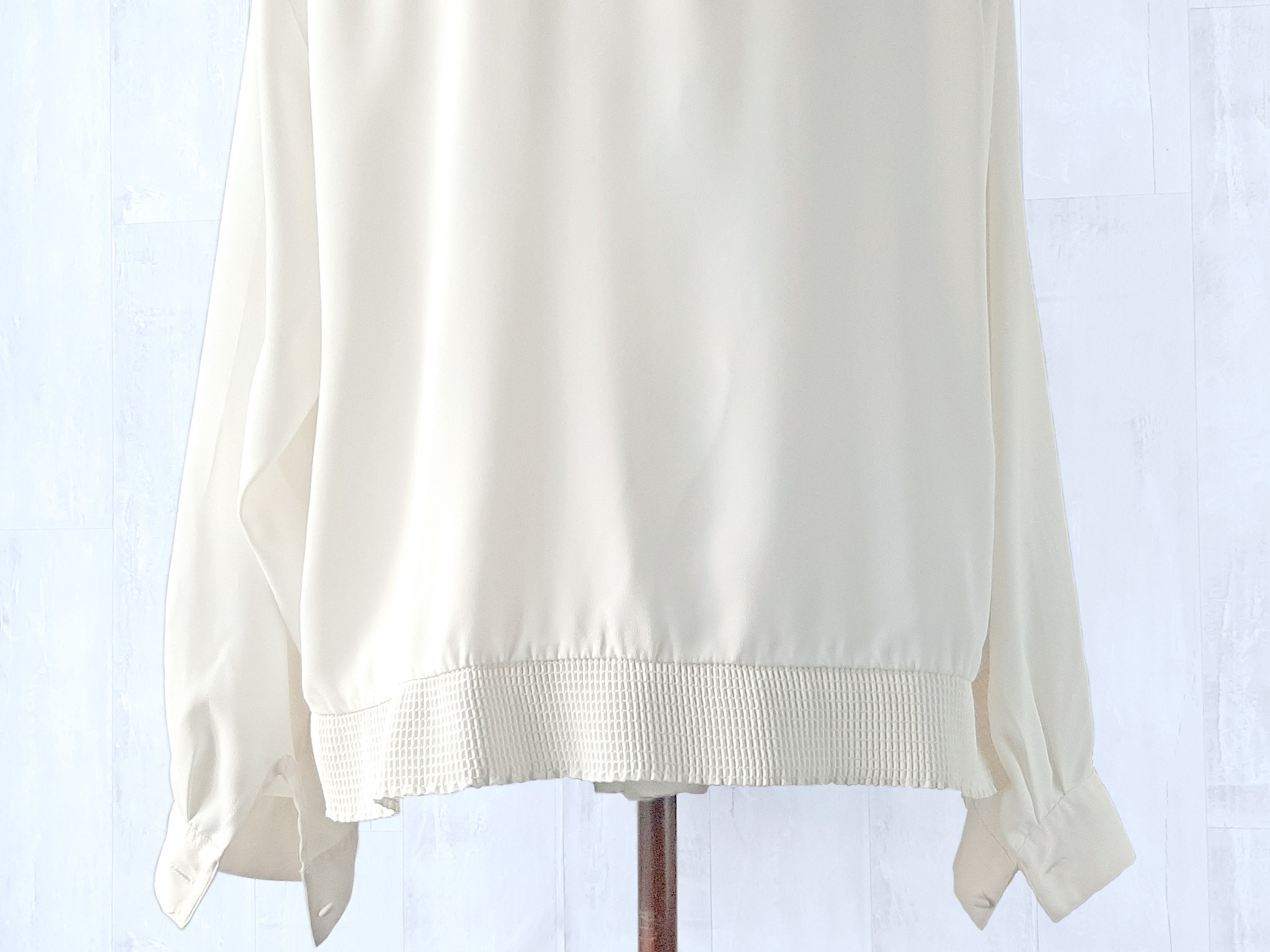 Cream Blouse, Cream Jacques Vert Blouse, Pretty Embroidered Blouse ...