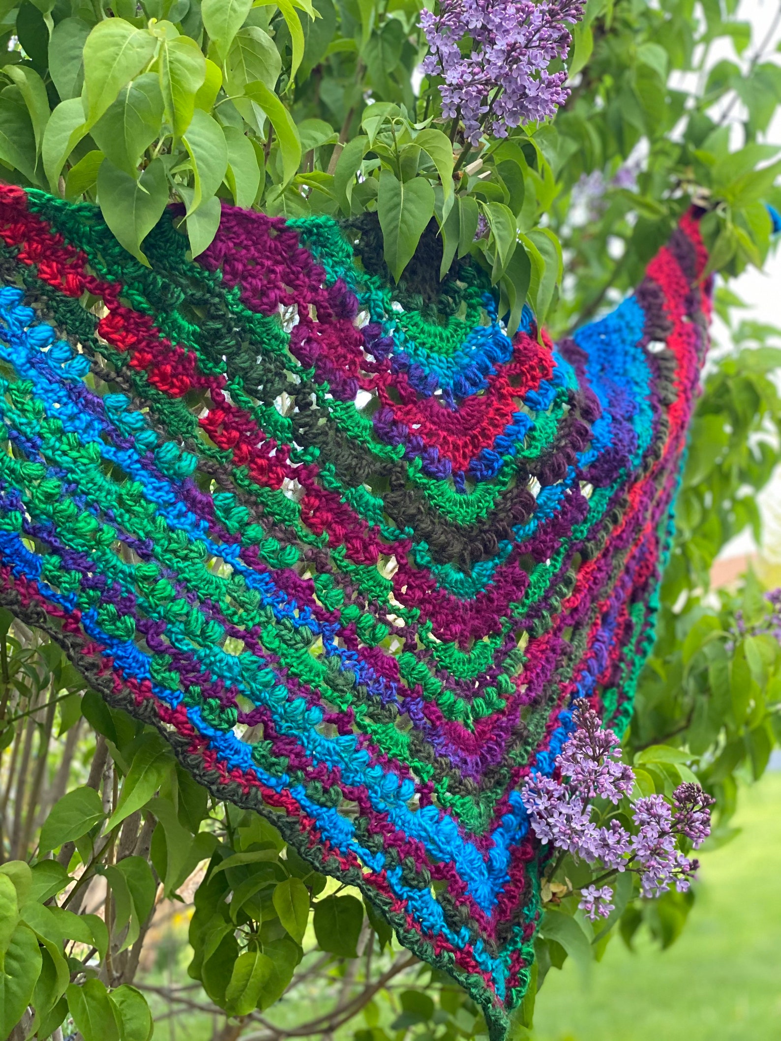 Multi Color Shawl Triangle Scarf 2020/2021 Fall/winter Fashion-unique ...