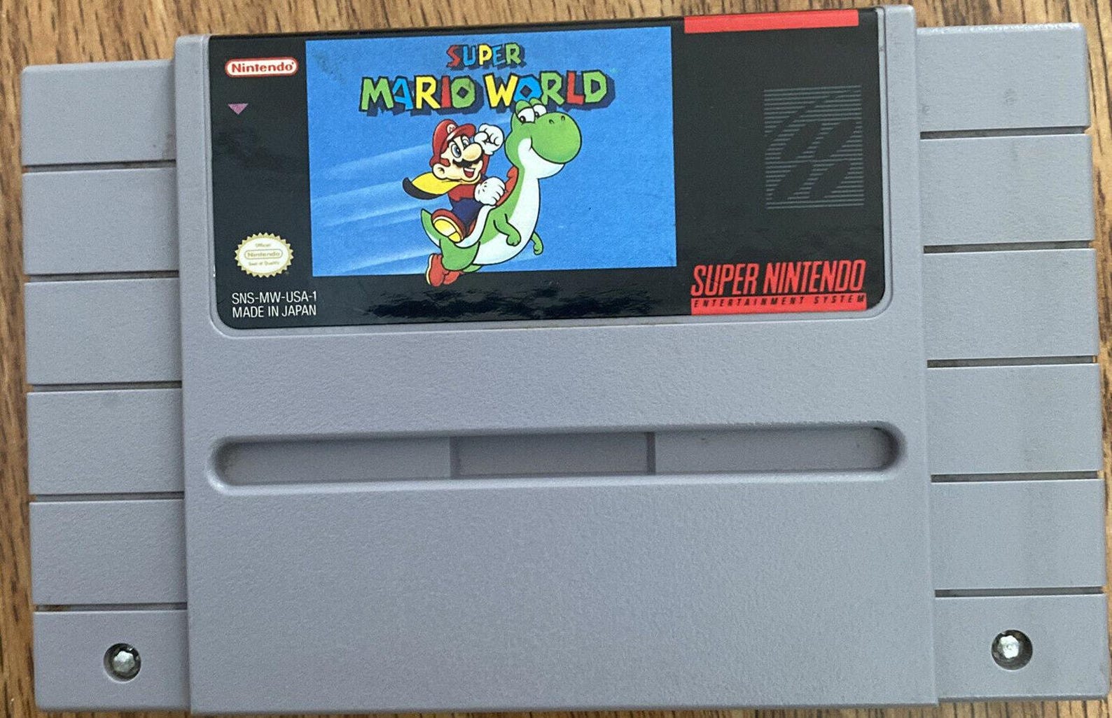 Super Mario World SNES Super Nintendo 1991 Authentic Video Game - Etsy