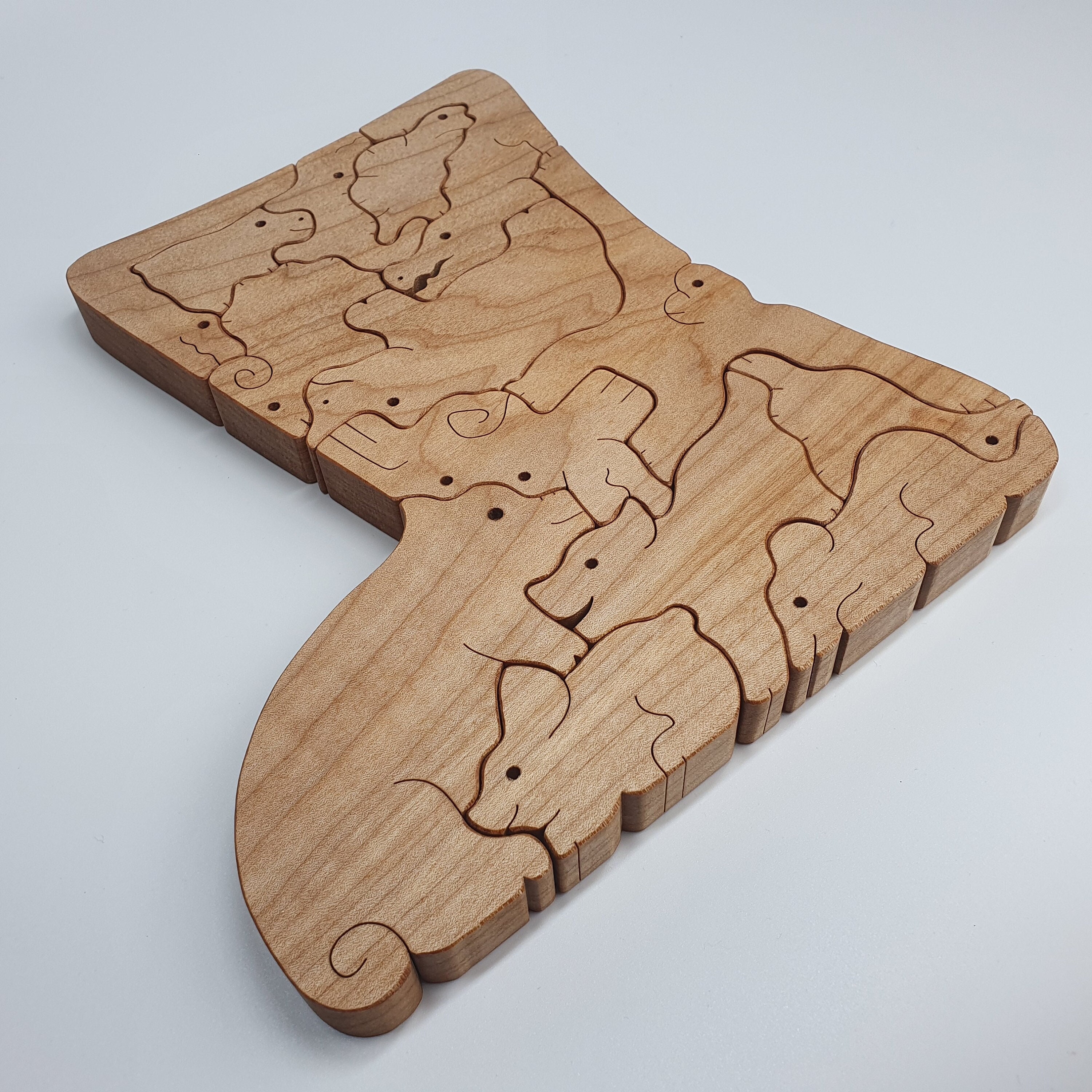 Christmas Boot-puzzle Pattern - Etsy