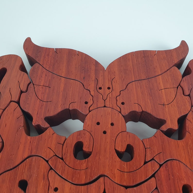 Red Devil Puzzle 14pcs-scrollsaw Pattern | Etsy