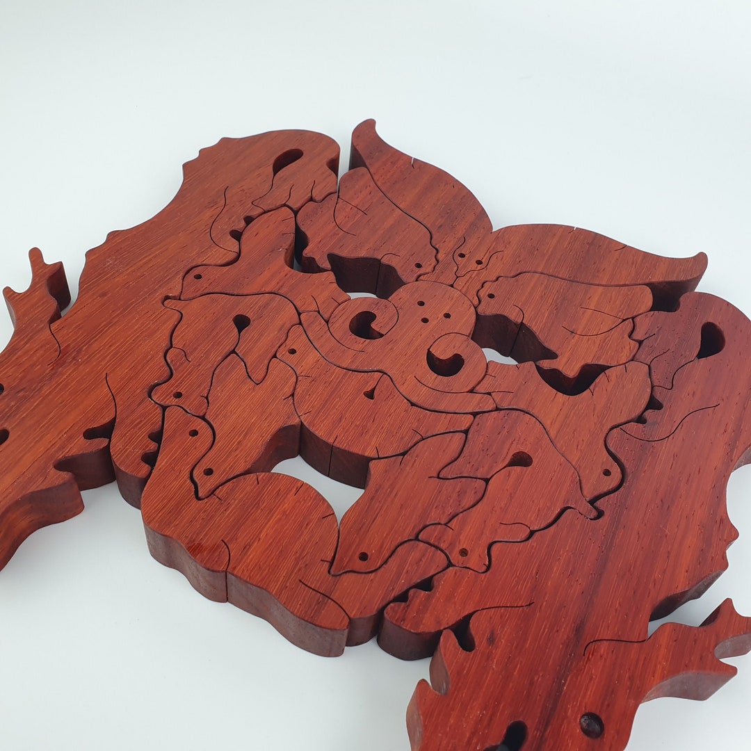 Red Devil Puzzle 14pcs-scrollsaw Pattern - Etsy