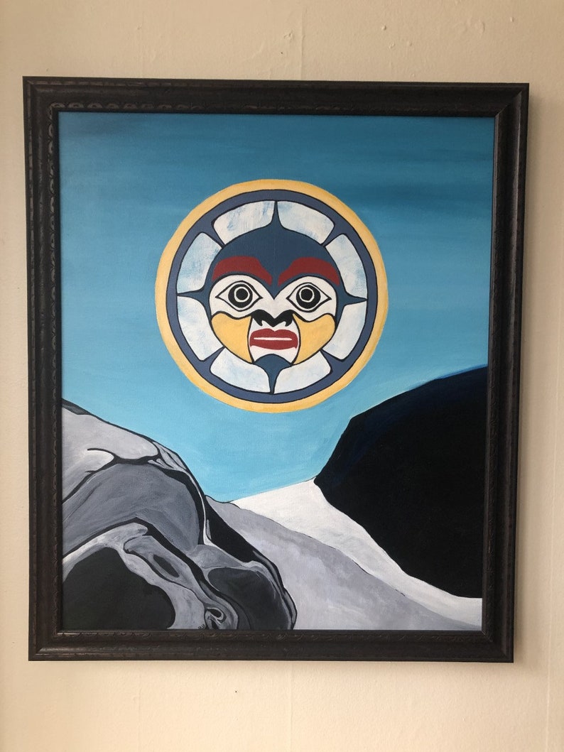 Glacier Moon Totem - Etsy