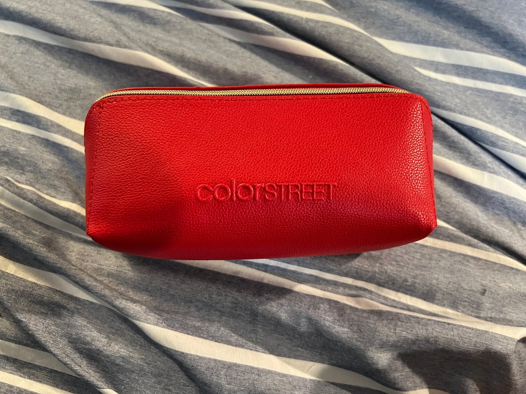 Color Street: NEW, Red Make up Bag - Etsy