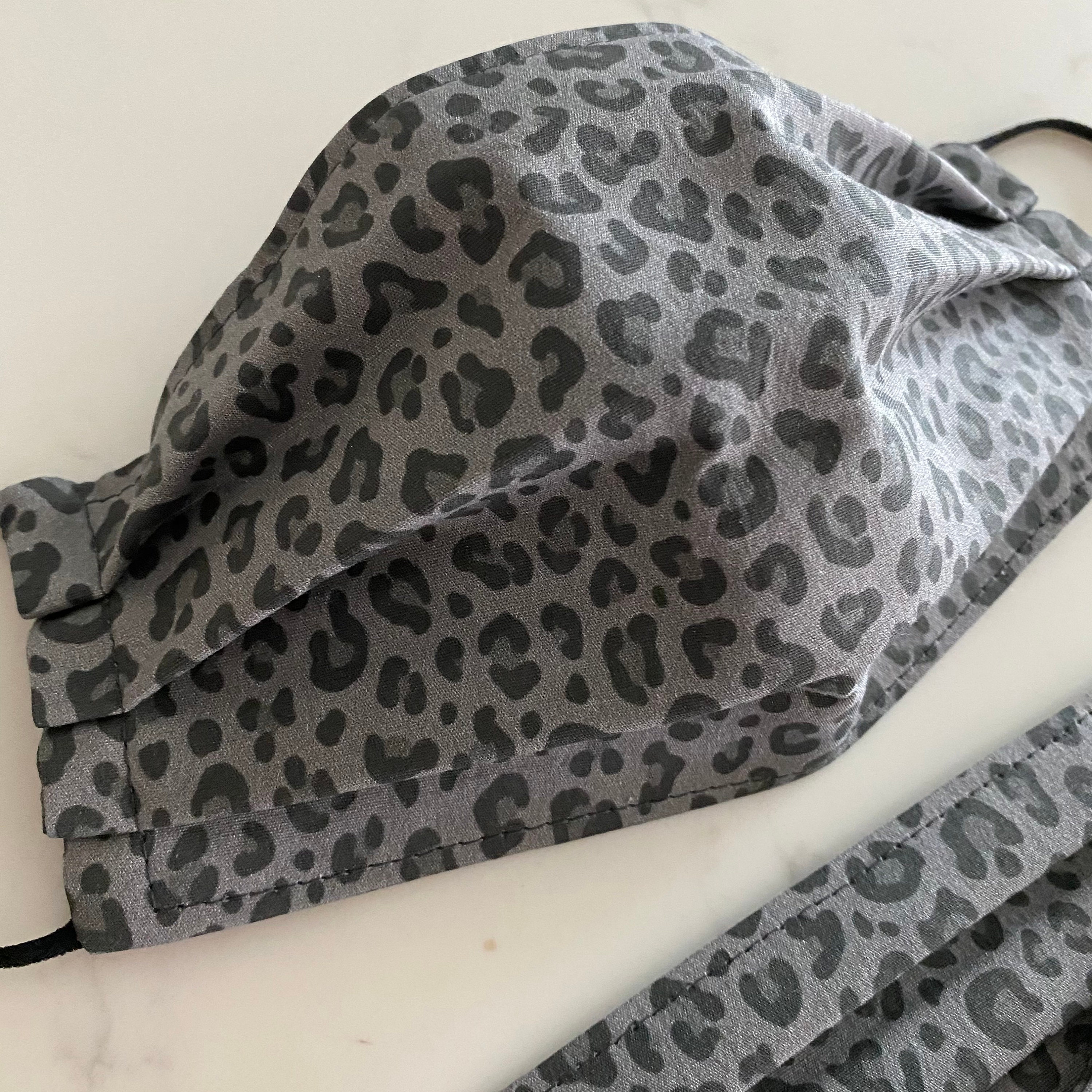 Custom Sizing / Leopard Print Face Mask / 100% cotton / 3 | Etsy