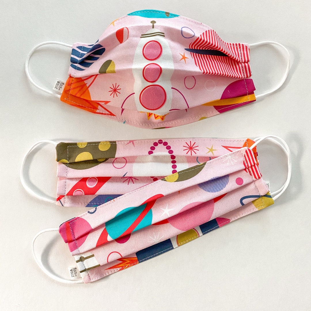 Custom Sizing / Rocket Science Face Mask / 100% Cotton / Pellon ...