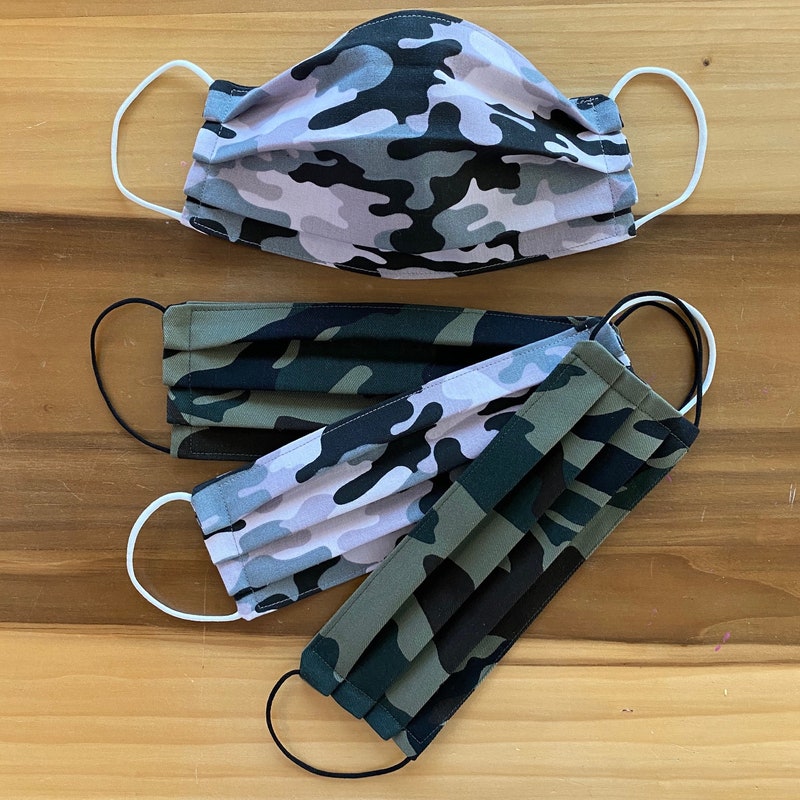 Camo Face Mask - Etsy