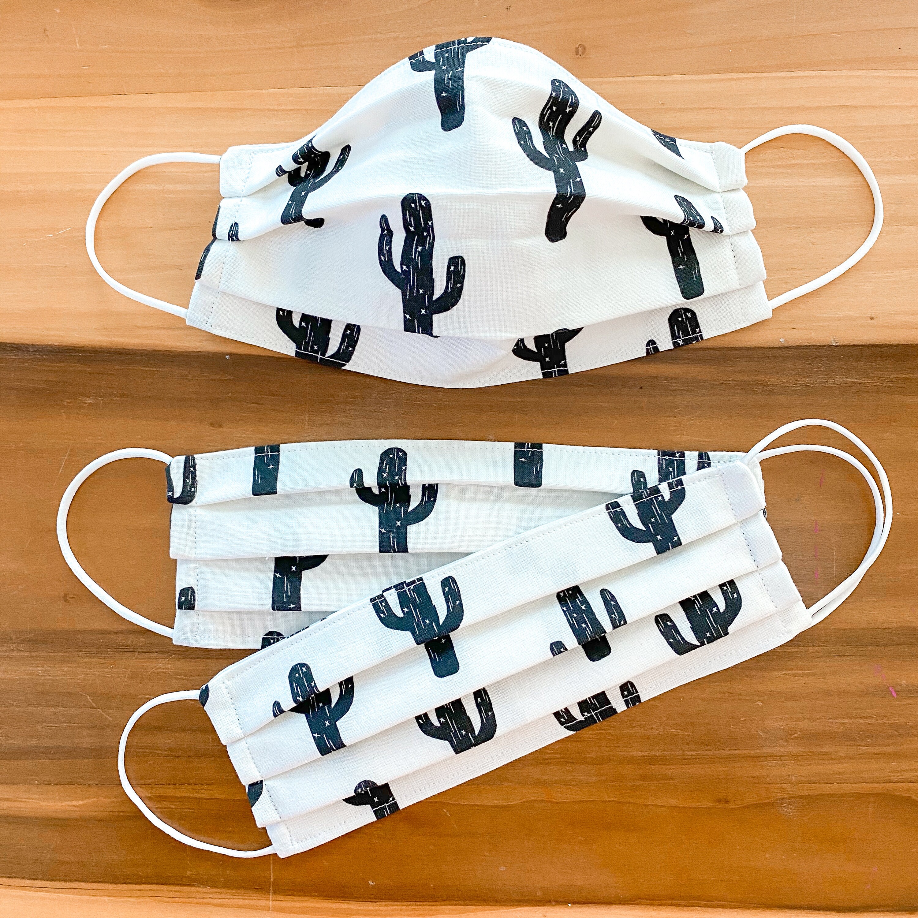 Custom Sizing / Cactus Face Mask / 100% Cotton / Pellon Interfacing ...