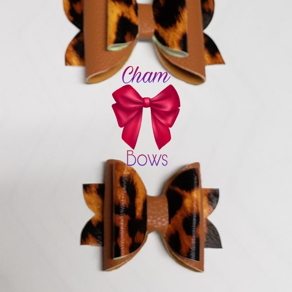 Leopard Bow Svg - Etsy