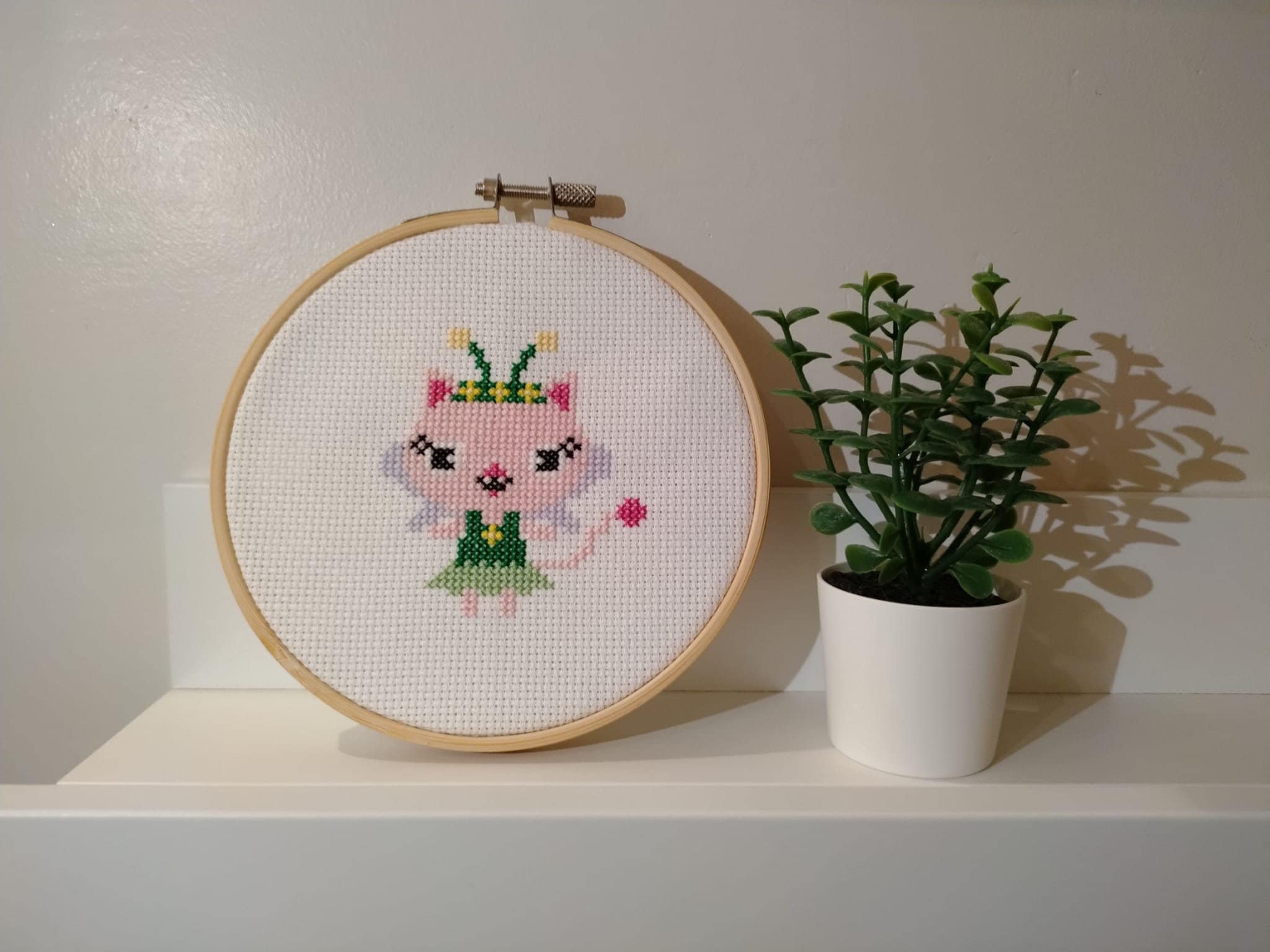 Gabby's Dollhouse Kitty Fairy Cross Stitch Pattern - Etsy