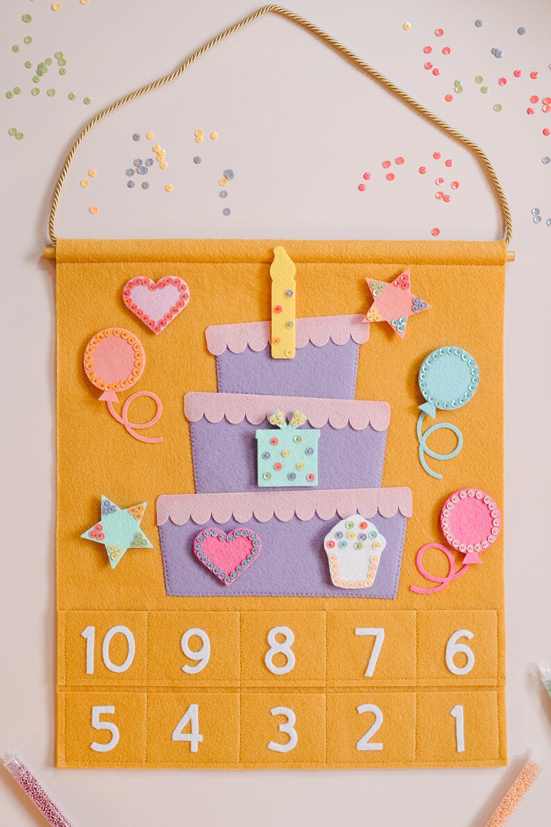 Birthday Countdown Calendar - Etsy