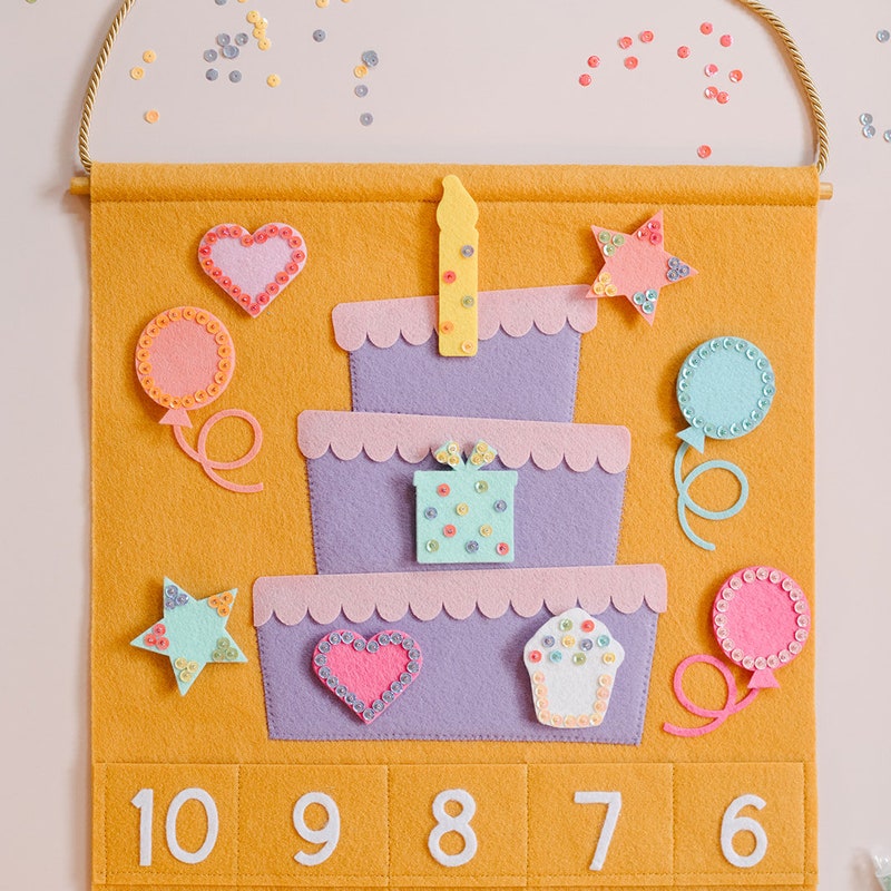 Birthday Countdown Calendar for Kids - Etsy