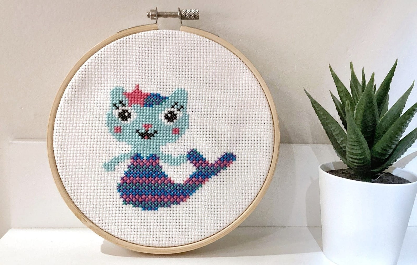 Gabby's Dollhouse Mercat Cross Stitch Pattern - Etsy