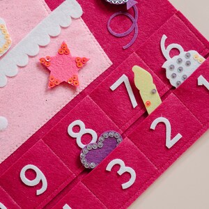 Birthday Countdown Calendar - Pink & Purple - Etsy
