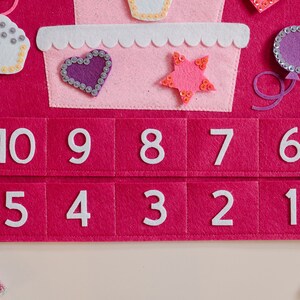 Birthday Countdown Calendar - Pink & Purple - Etsy
