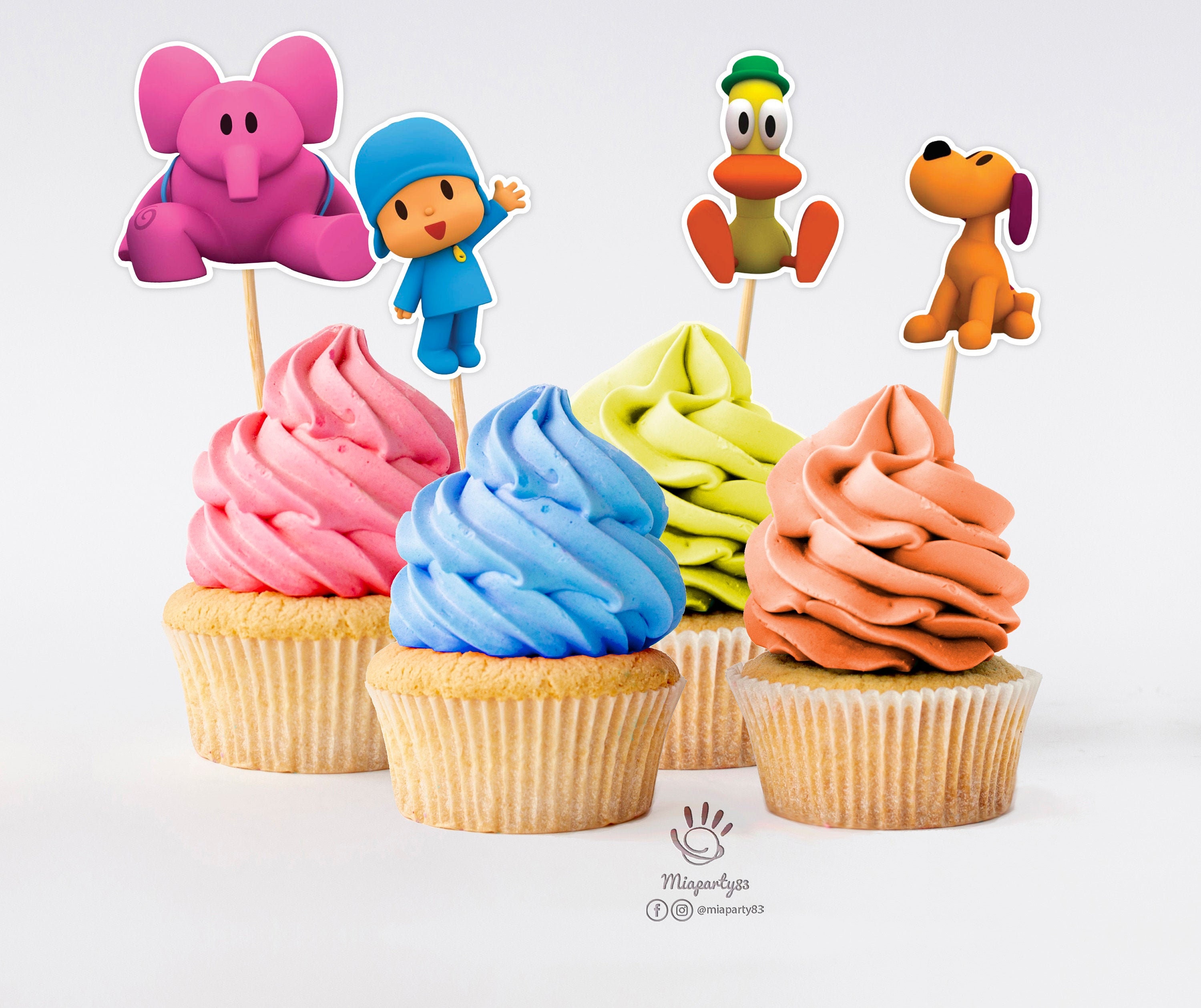 Toppers Cupcake personalizados | Etsy