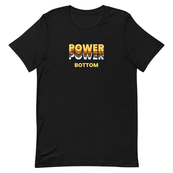Power Bottom T Shirt - Etsy