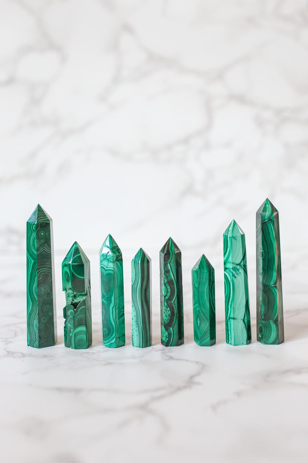 Beautiful Malachite Crystal Tower | Polished Natural High Quality ...