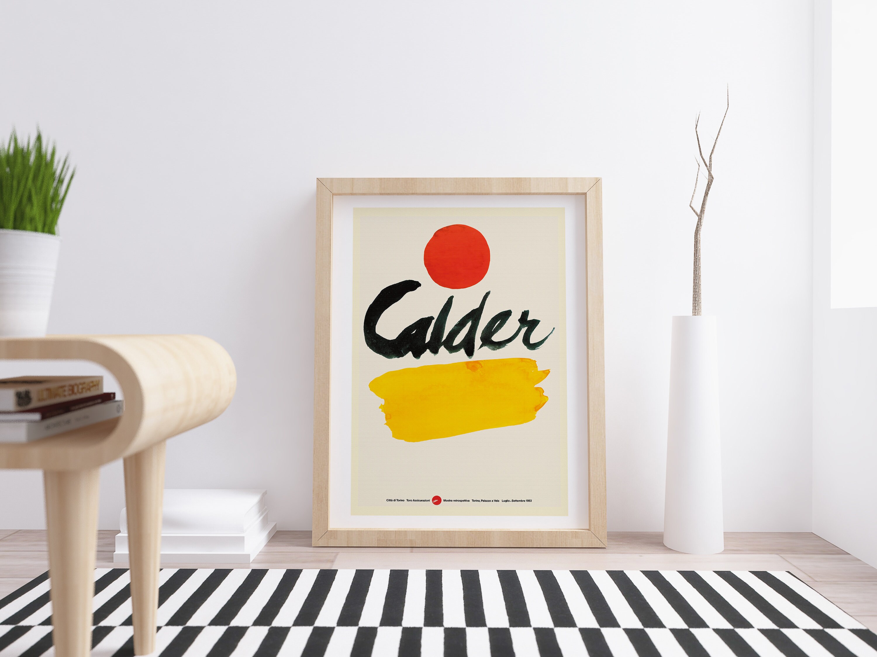 Alexander Calder 1983 Exhibition Poster Vintage Art - Etsy UK