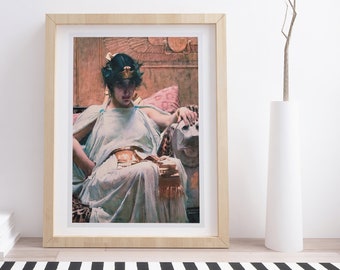 Cleopatra by John William Waterhouse Art Reproduction Print Oil ...
