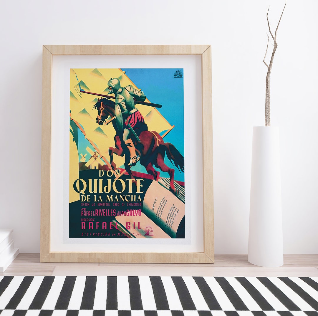 Don Quijote De La Mancha Movie Poster | Vintage Movie Poster - Etsy