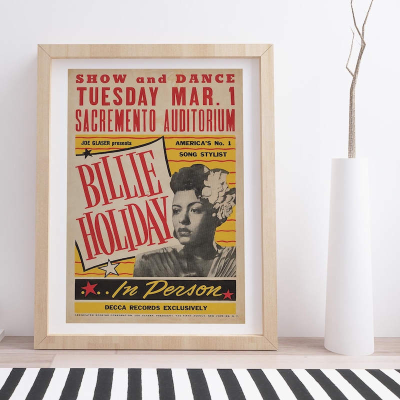 Billie Holiday - Etsy UK