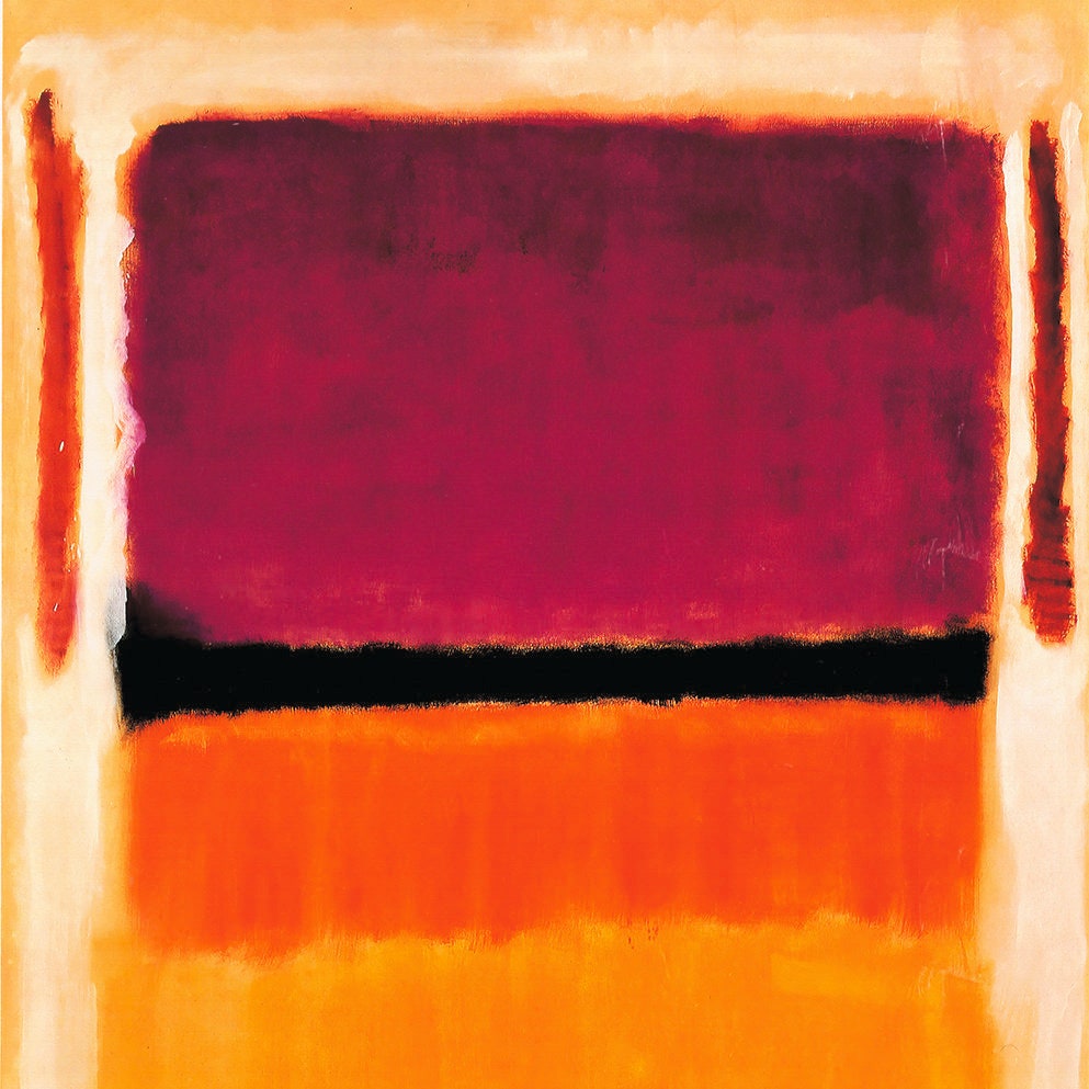 Mark Rothko 1979 Exhibition Poster Vintage Abstract Art | Etsy