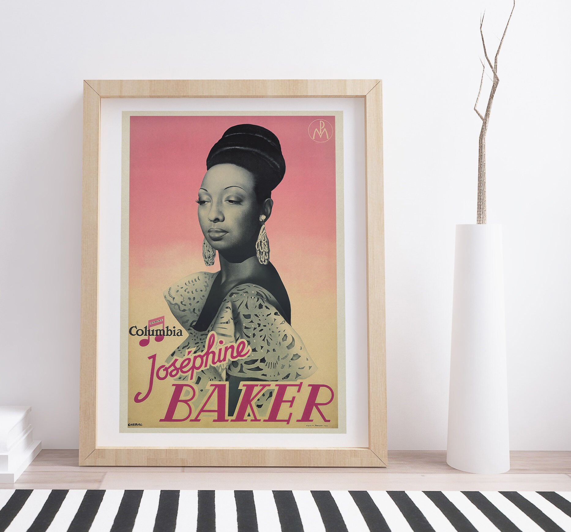 Josephine Baker 1930 Record Poster | Vintage Album Poster - Etsy Australia