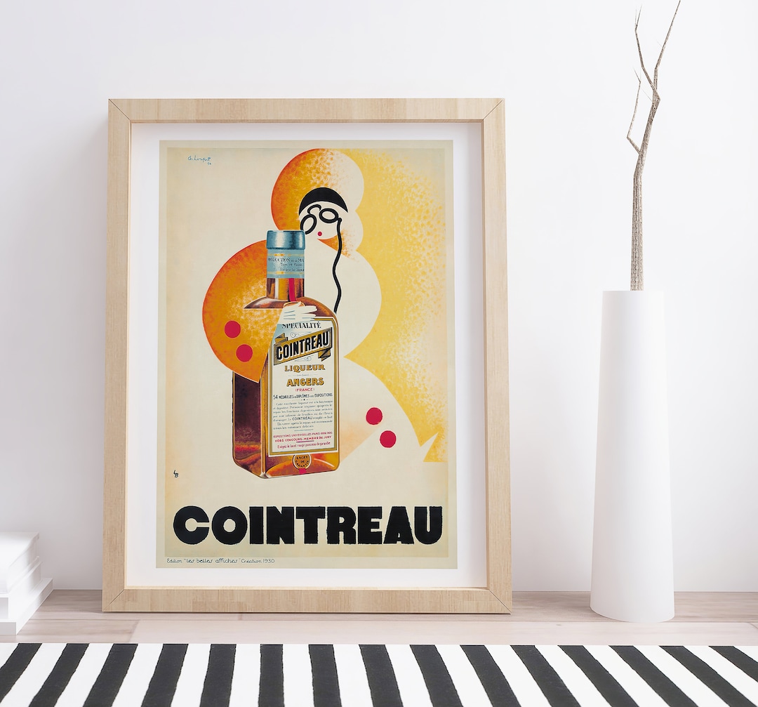 Cointreau by Charles Loupot | Vintage 1930 Orange Liqueur Advertising ...