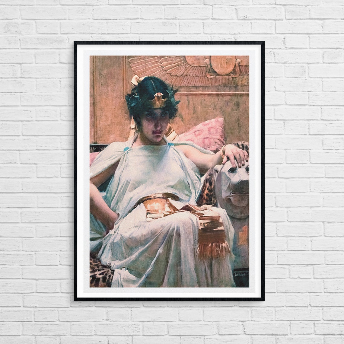 Cleopatra by John William Waterhouse Vintage Fine Art Print - Etsy ...