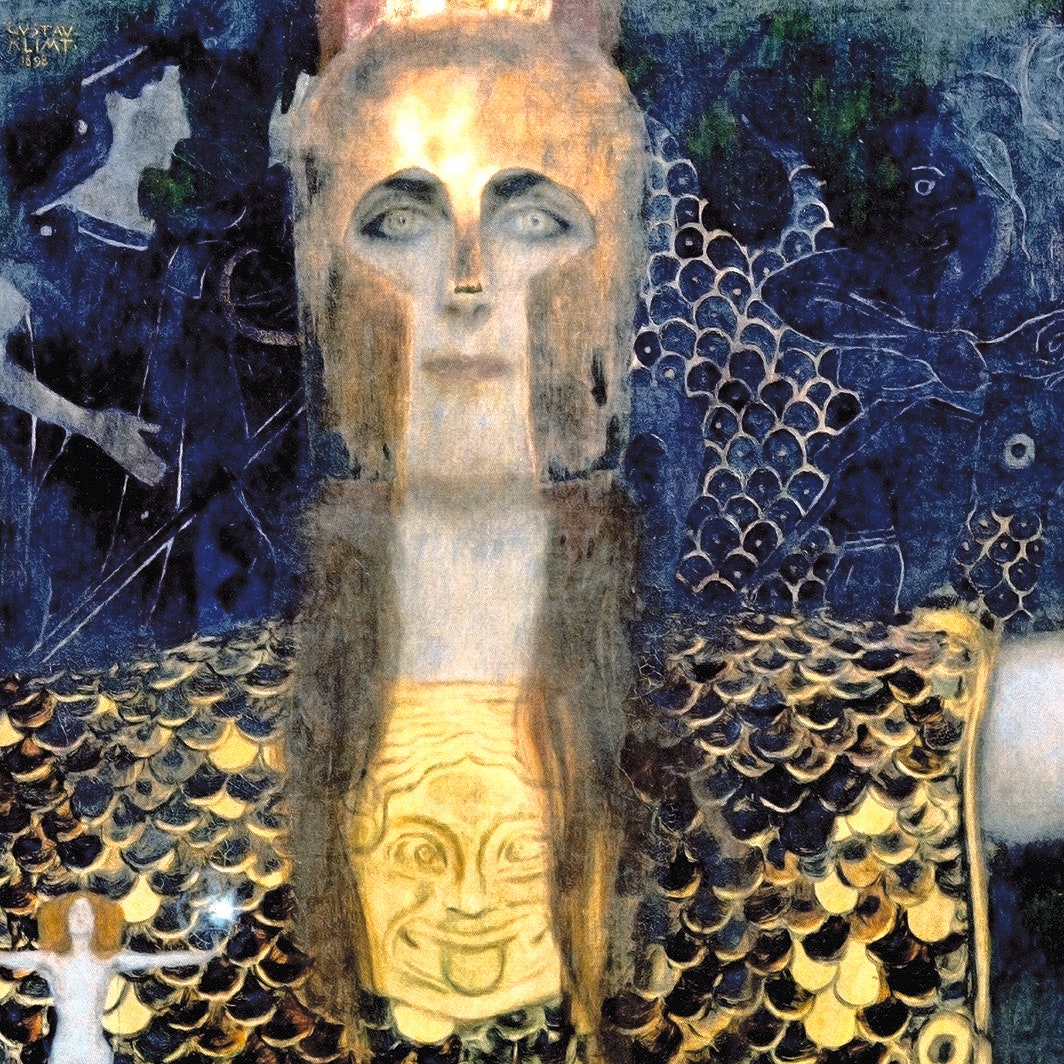Pallas Athena by Gustav Klimt Vintage Fine Art Print - Etsy
