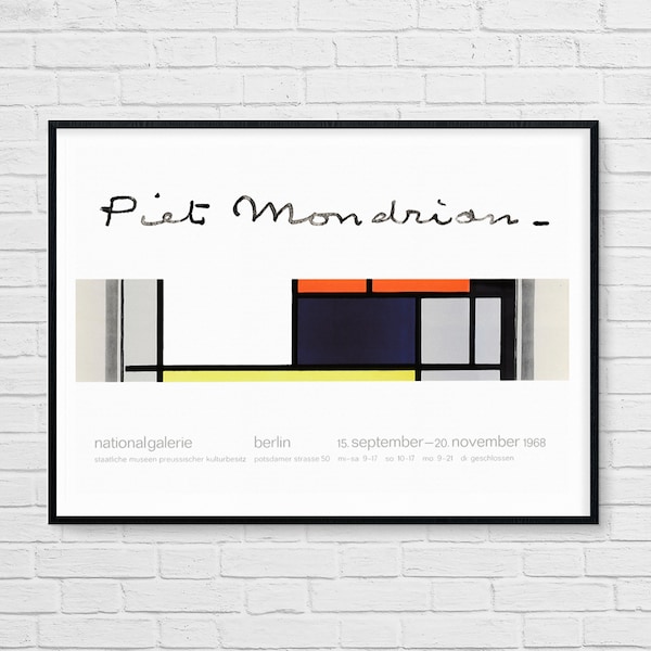 Piet Mondrian - Etsy