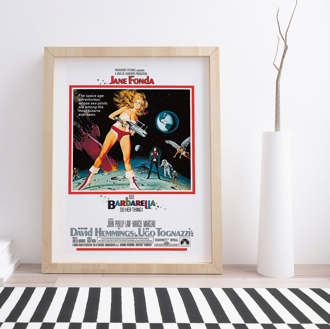 Barbarella Movie Poster: Vintage Jane Fonda Giclée Print - Etsy