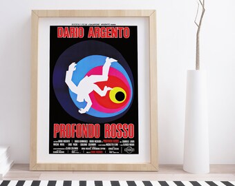 Deep Red Poster - Etsy