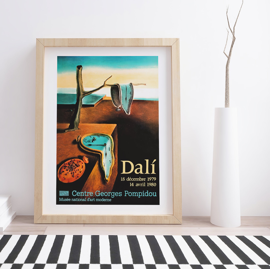 Salvador Dali 1979 Exhibition Poster | Vintage Art Exhibition Poster - Etsy