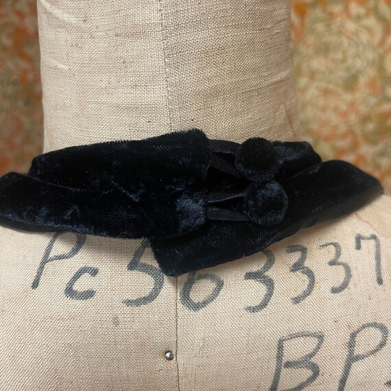 Hoco Dress Black Velvet S/M Vintage Halter Dress 1990s - Gem