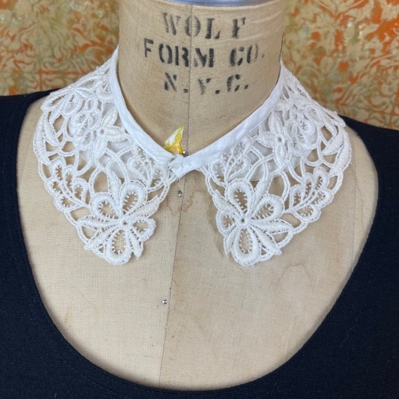 Cream Lace Collar - Etsy