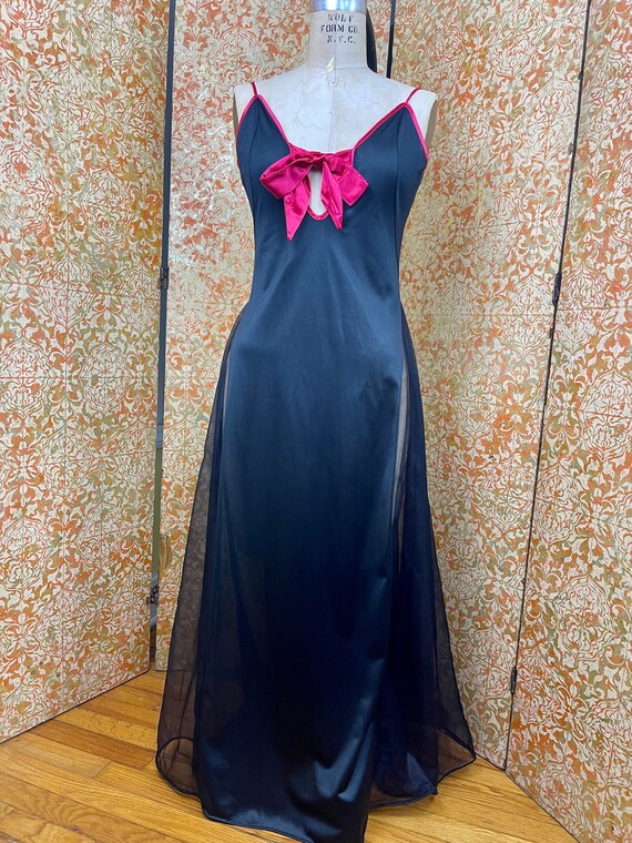 Vintage Black Sheer Star Gem