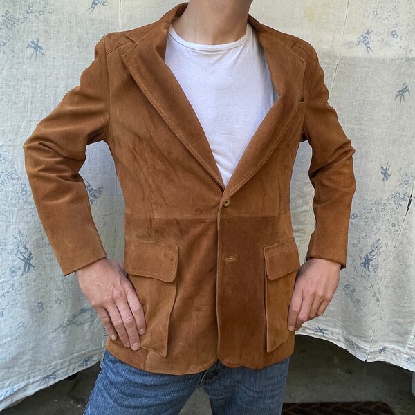 Vintage Suede Jacket - Etsy