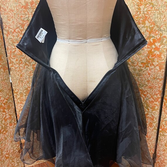 Hoco Dress Black Velvet S/M Vintage Halter Dress 1990s - Gem