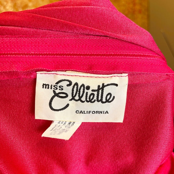 70s Miss Elliette Vintage Pink Maxi Dress - Gem