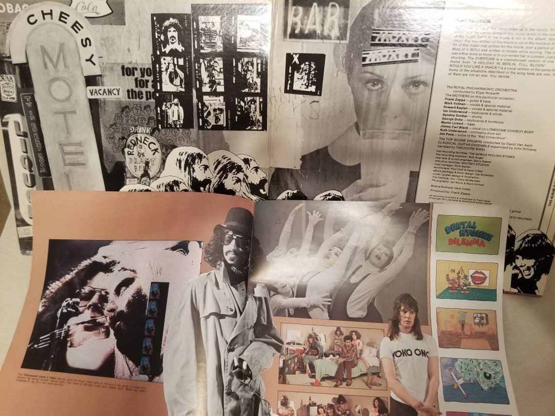 1971 Frank Zappa 200 Motels Double Vinyl Album United Artists | Etsy