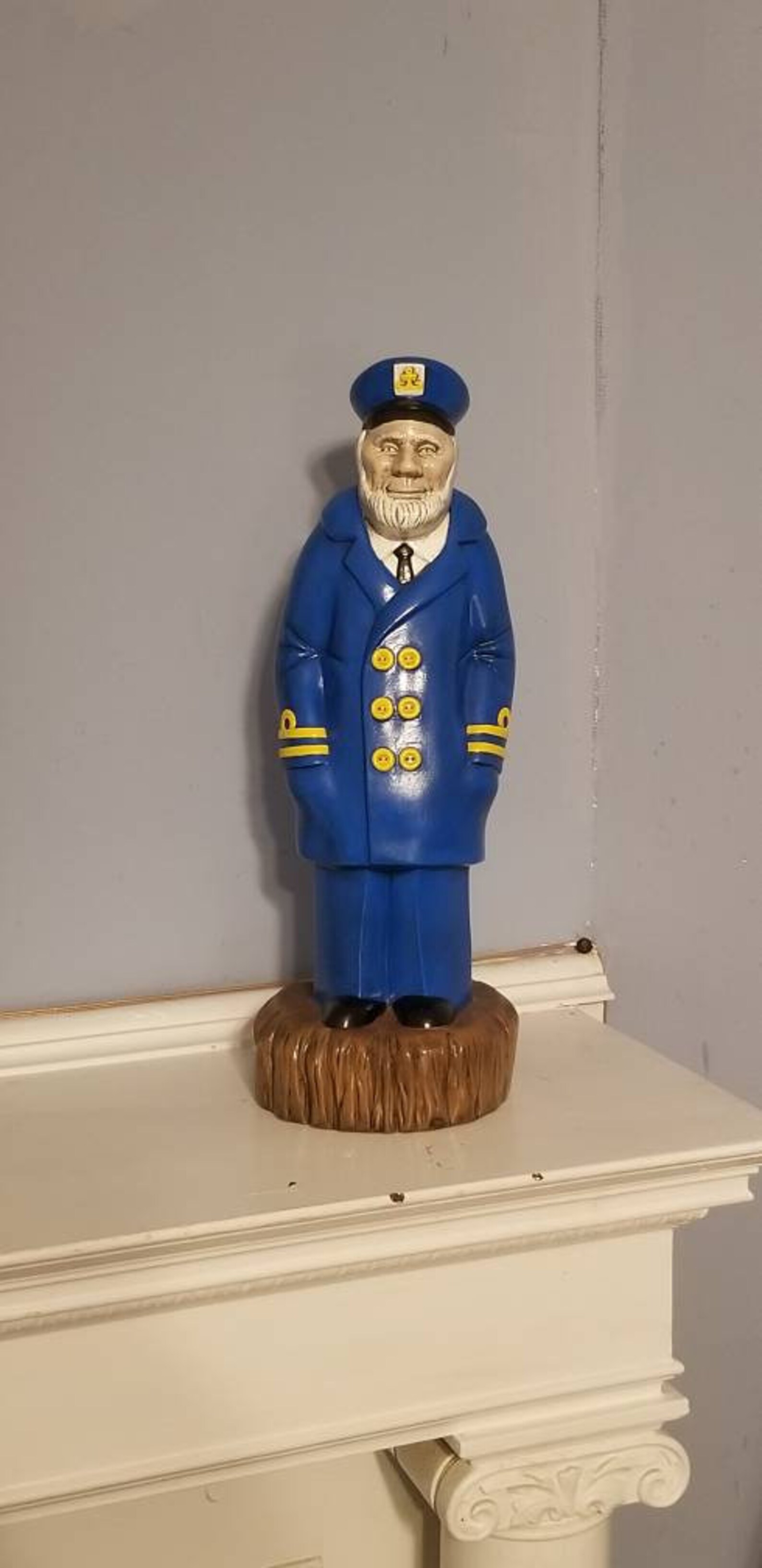 Vintage Ceramic Sea Captain Statue Art Admiral Figure Holland - Etsy