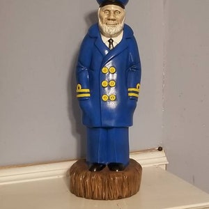 Vintage Ceramic Sea Captain Statue Art Admiral Figure Holland - Etsy