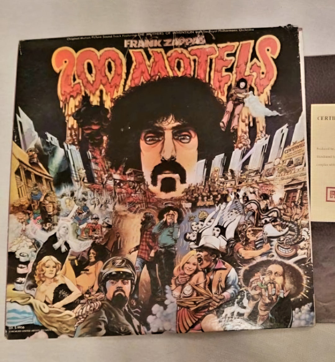 1971 Frank Zappa 200 Motels Double Vinyl Album United Artists Complete ...