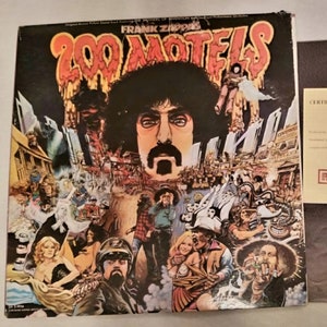1971 Frank Zappa 200 Motels Double Vinyl Album United Artists Complete ...