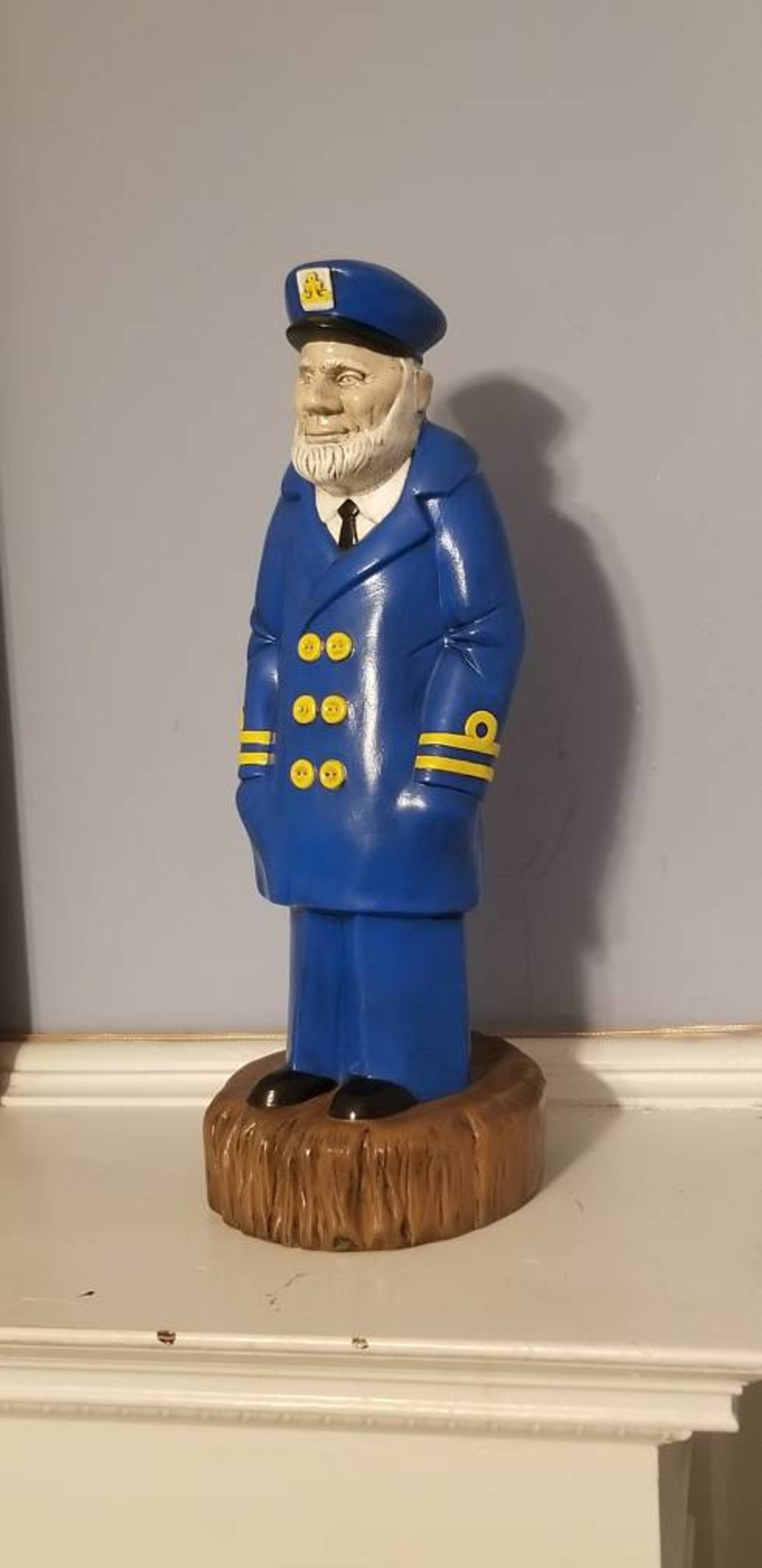 Vintage Ceramic Sea Captain Statue Art Admiral Figure Holland - Etsy