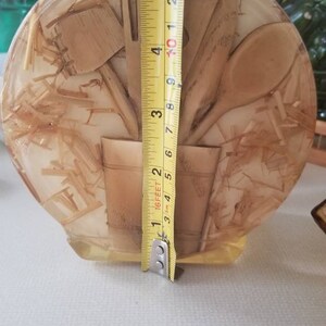 Vintage Napkin Holder Trivet Set Colorflo Resin With Kitchen - Etsy