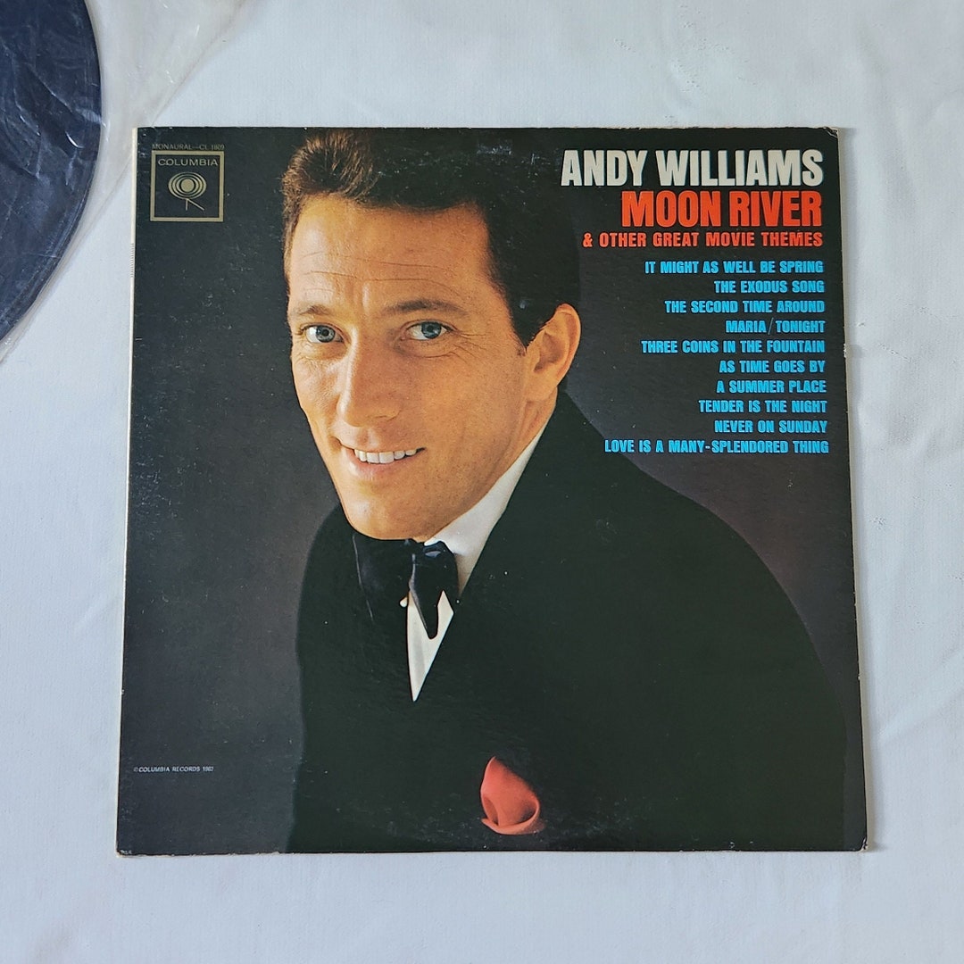 Andy Williams Moon River and Other Great Movie Themes 1962 Vintage Vinyl Album Complete Columbia ...